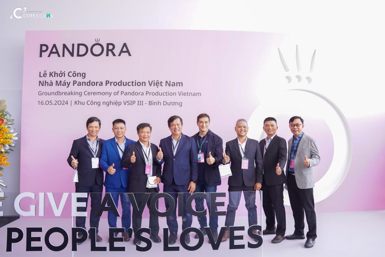 LỄ KHỞI CÔNG NHÀ MÁY PANDORA PRODUCTION VIỆT NAM TẠI BÌNH DƯƠNG DO ...