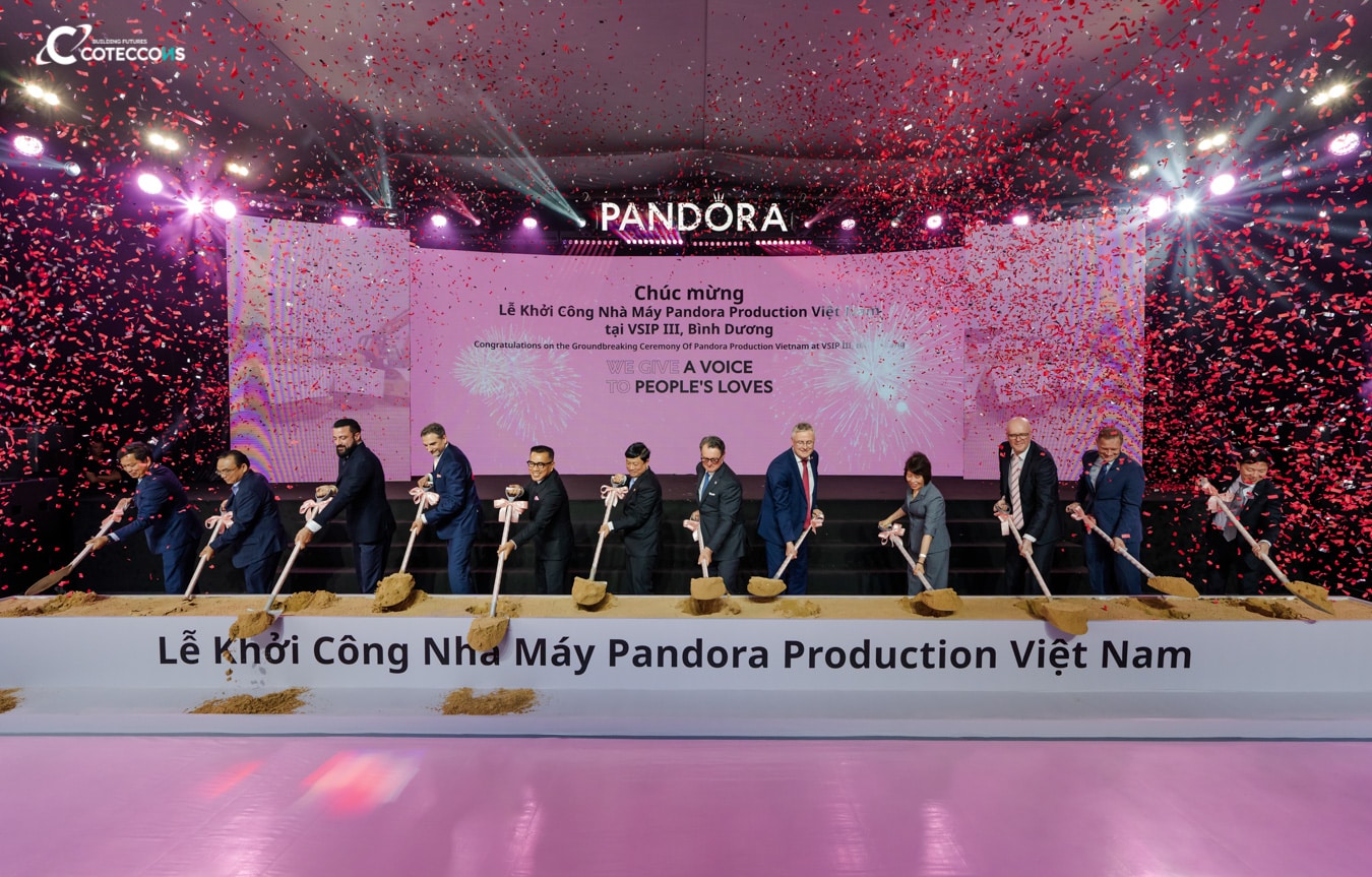 LỄ KHỞI CÔNG NHÀ MÁY PANDORA PRODUCTION VIỆT NAM TẠI BÌNH DƯƠNG DO ...